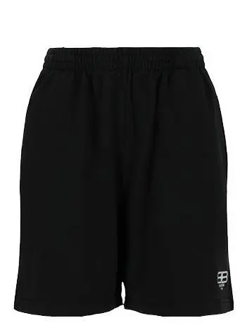 Balenciaga Bb Paris Icon Sweat Shorts - Washed Black/white