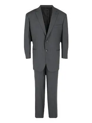 Brioni Pinstriped Wool Twopiece Suit - Graphite