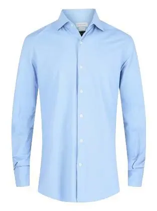 SLOWEAR Glanshirt Slimfit Dress Shirt - Light Ivory