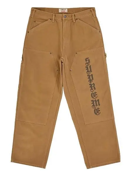 Supreme The Great China Wall Double Knee Painter Pant - Brown