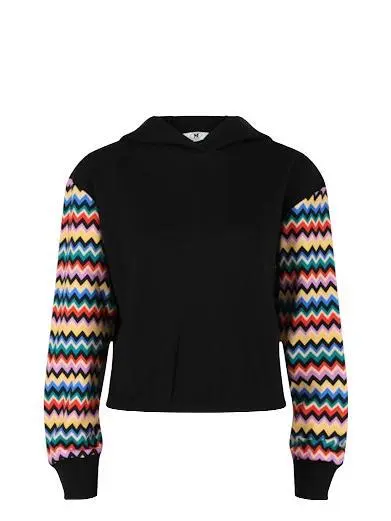 Missoni Chevron Print Sleeve Hoodie - Multicolor