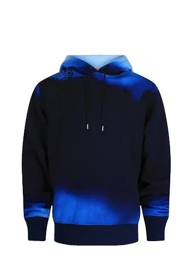 FERRAGAMO Ombre Leopard Print Hoodie - Black