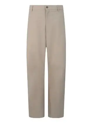 FERRAGAMO Wide-leg Trousers - Beige