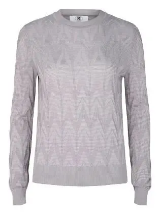 Missoni Zigzag Crewneck Sweatshirt - Grey