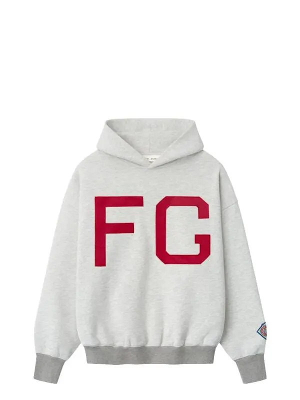 Fear Of God Essentials Jackie Robinson X Nlbm Sport Hoodie - Light Heather
