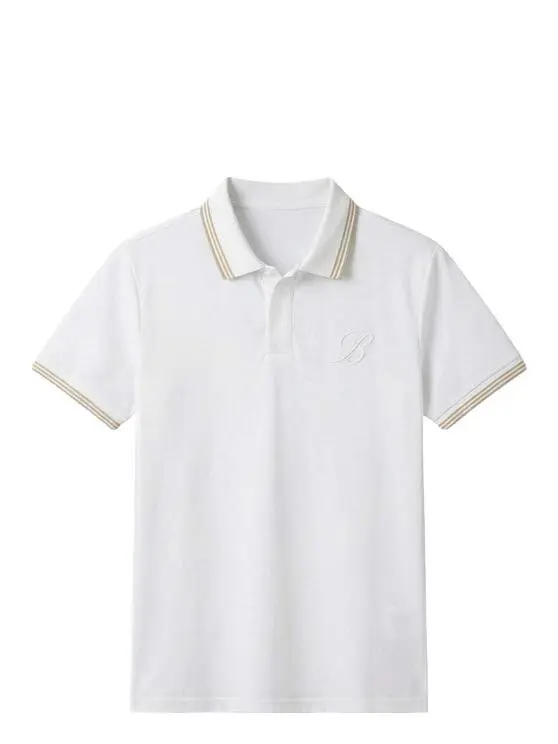 BLVCK Signature Polo Shirt - White