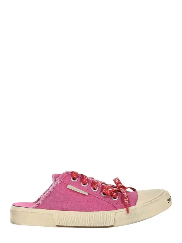 Balenciaga Mule Distressed - Magenta Red