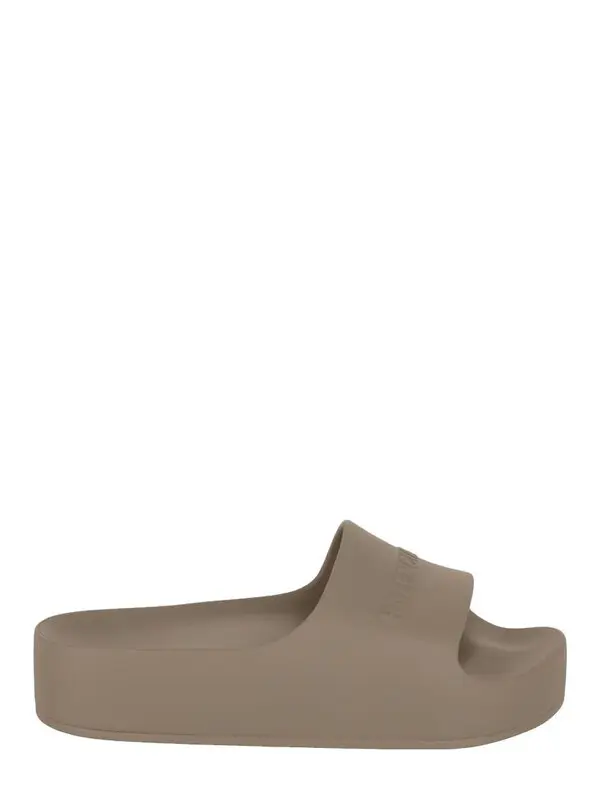 Balenciaga Chunky Slide - Taupe