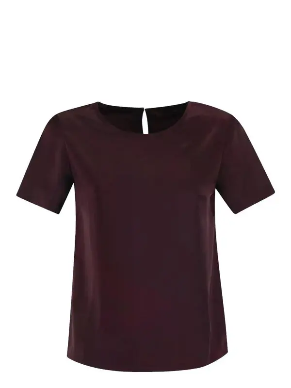 Max Mara Textured Back Blouse - Red