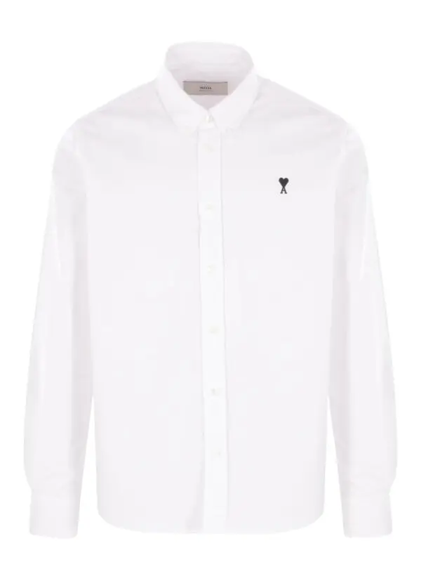 Ami Shirt With Logo - White