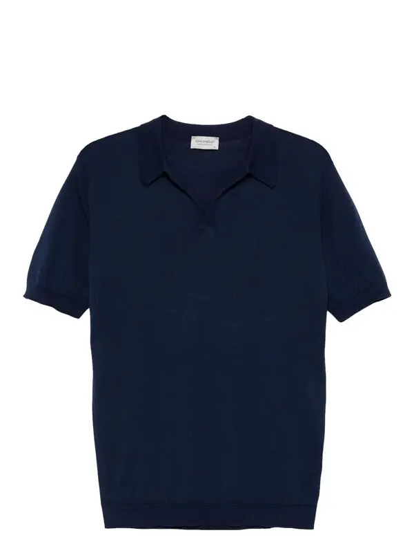 John Smedley Noah Polo Shirt - Blue