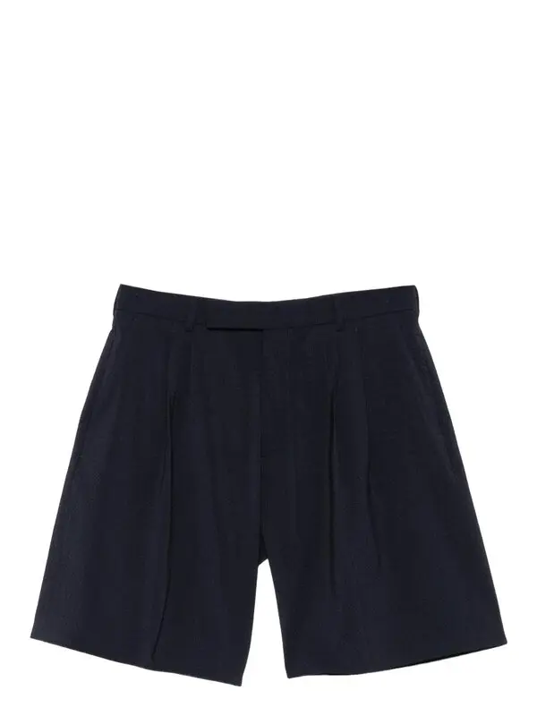 Paul Smith Wool Bermuda Shorts - Blue