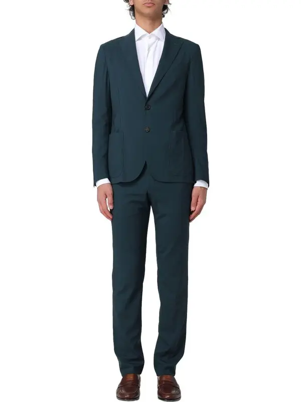 Corneliani Wool Blend Single-breasted Suit - Grey