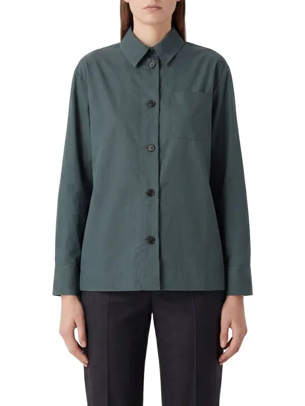 Max Mara Classic Collar Shirt - Grey