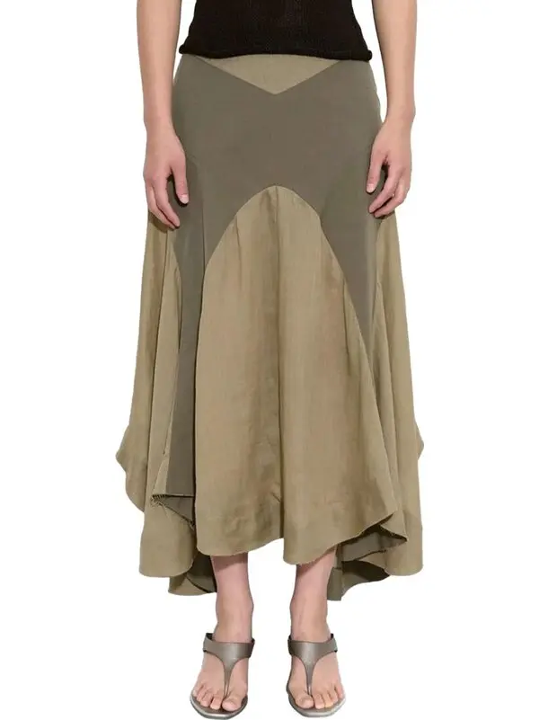 Our Legacy Asymmetrical Skirt - Green
