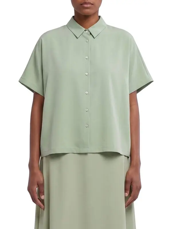Aspesi Classic Collar Shirt - Green