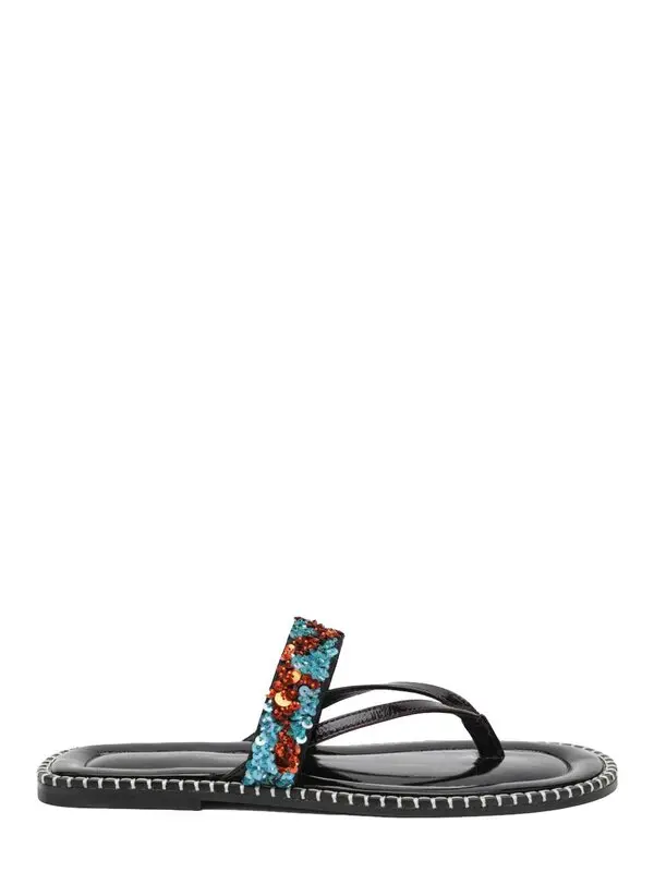 Dries Van Noten Embellished Heeled Sandals - Turquoise