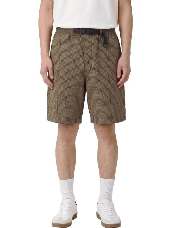Comme Des Garçons Plaid Shorts - Green