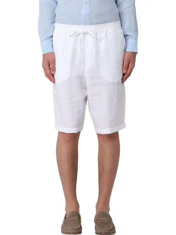 120% Lino Linen Shorts - White