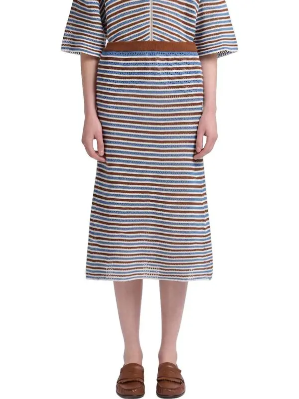 Marni Striped Knit Skirt - Multicolor
