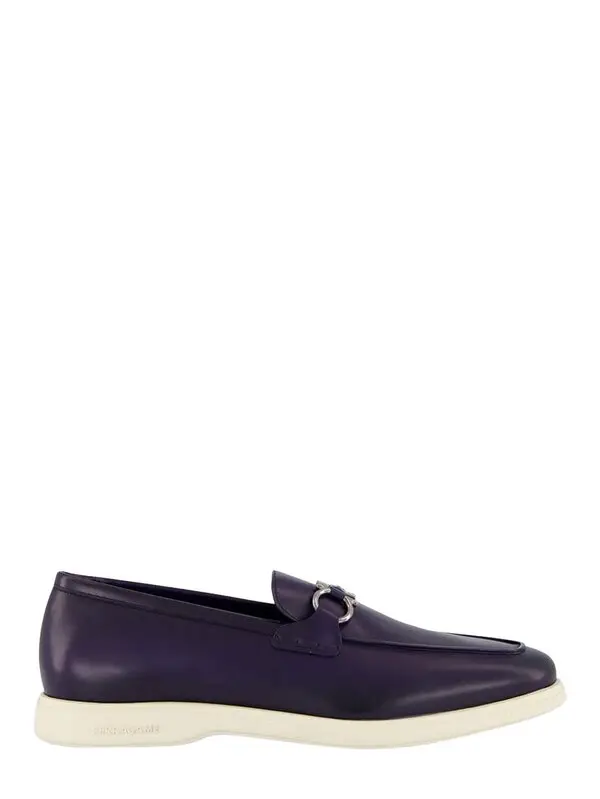FERRAGAMO Horsebit Loafers - Blue