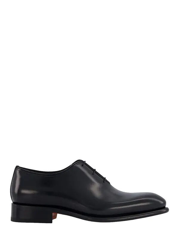 Santoni Brogue Shoes - Black