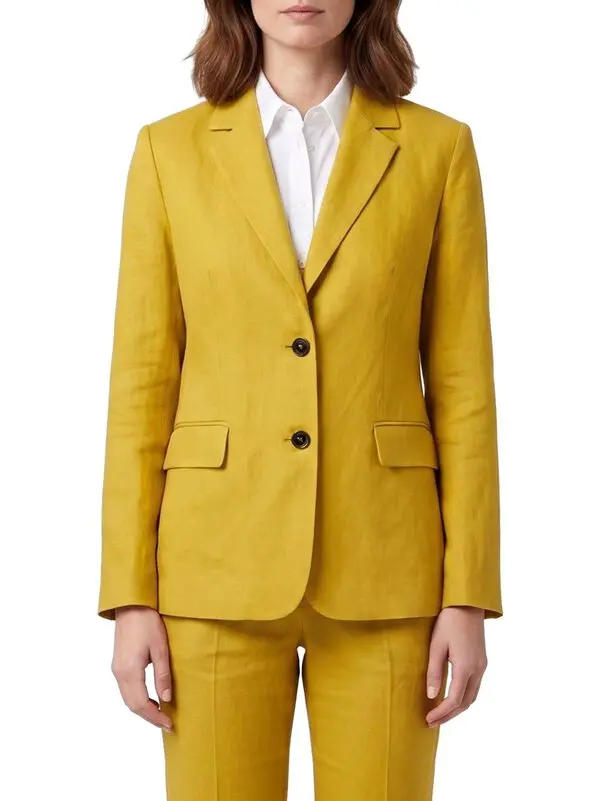 Max Mara Tailored Blazer - Yellow