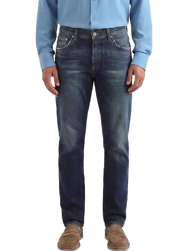 Dolce & Gabbana Slim Fit Stretch Denim Jeans - Blue