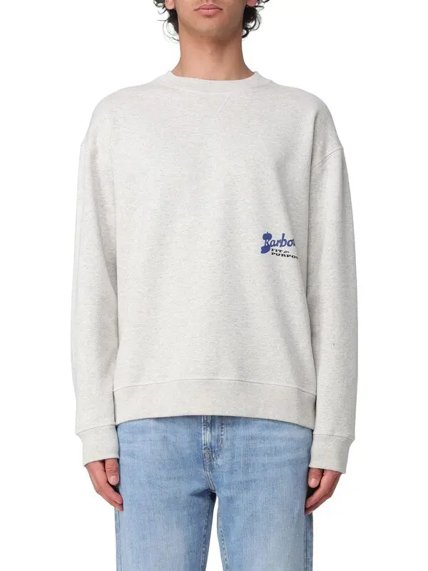 Barbour Crewneck Sweatshirt - White