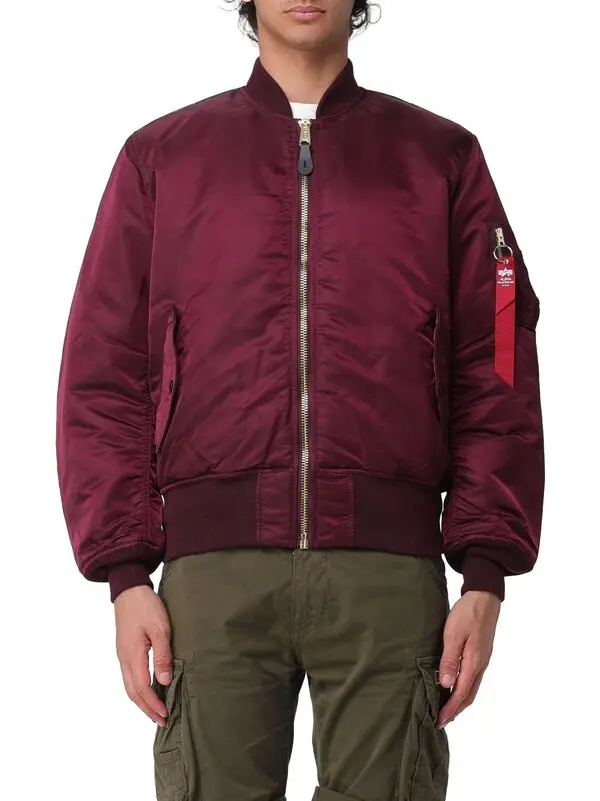 Alpha Industries Bomber Jacket - Burgundy