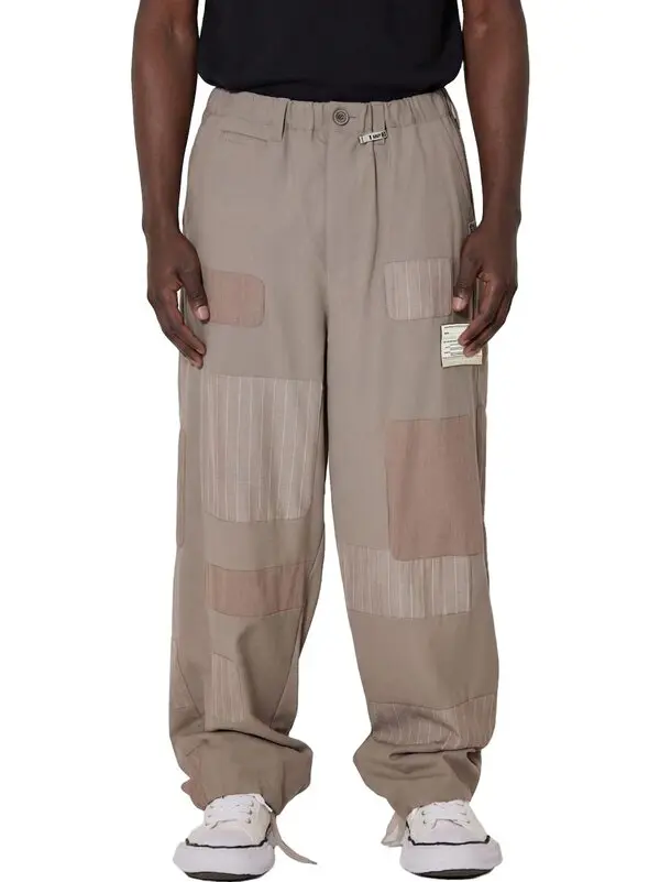 Mihara Yasuhiro Patchwork Trousers - Beige