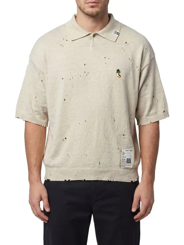 Mihara Yasuhiro Polo Shirt - Beige