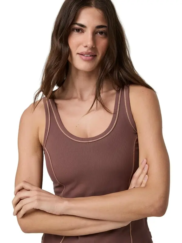 Vuori Pose Seams Tank Top - Sable