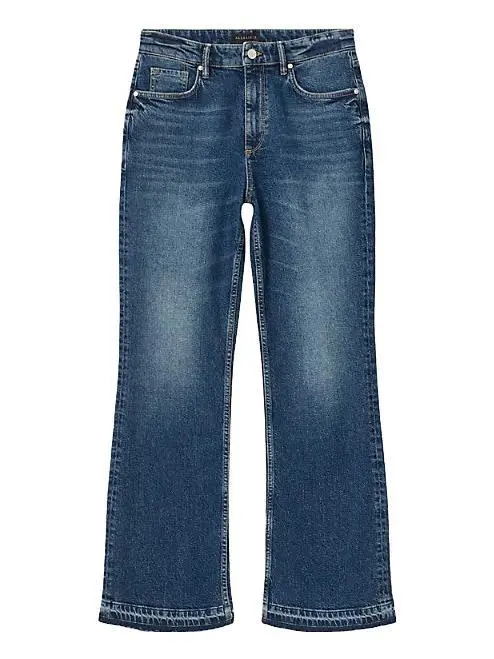 ALLSAINTS Fable Bootcut Stretch-denim Jeans - Mid Indigo