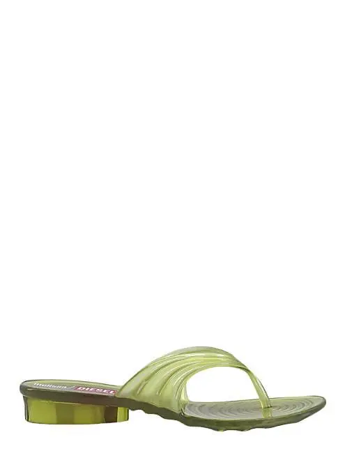 Melissa X Diesel Quantum Pvc Thong Sandals - Transparent Yellow