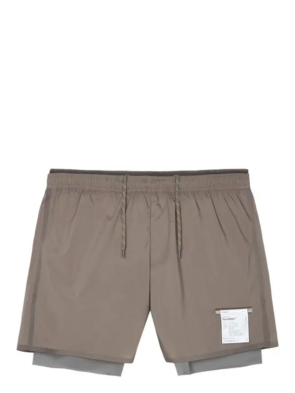 Satisfy Techsilk 8 Inch Shorts - Brown