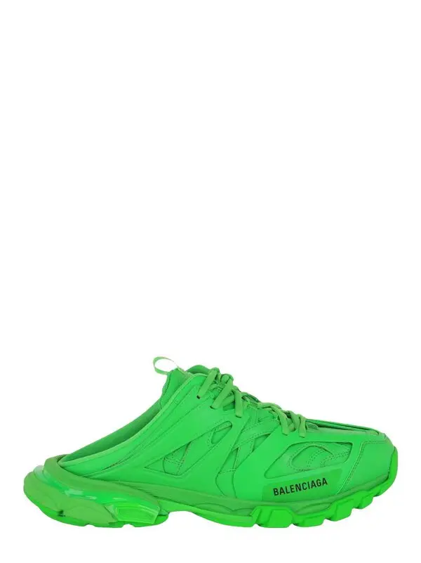 Balenciaga Lace-up Track Mule - Green