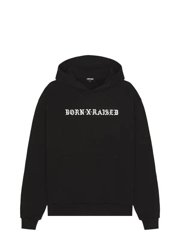 BORN X RAISED Standard Hoodie - Black