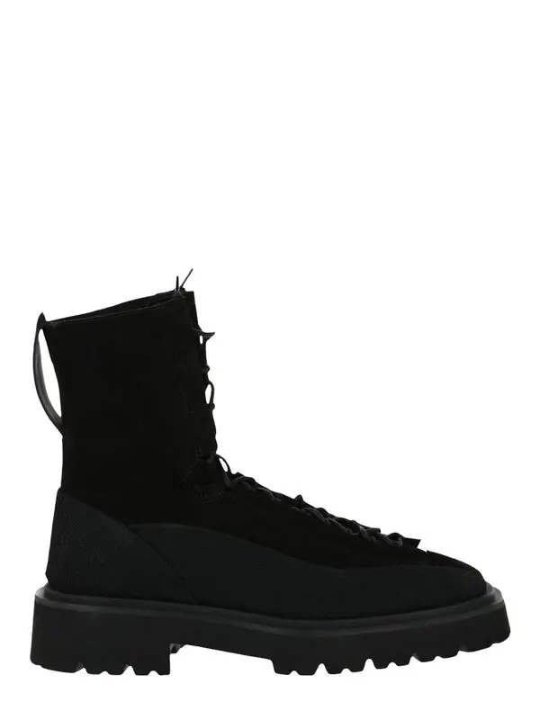 FERRAGAMO Atlante Combat Boot - Black