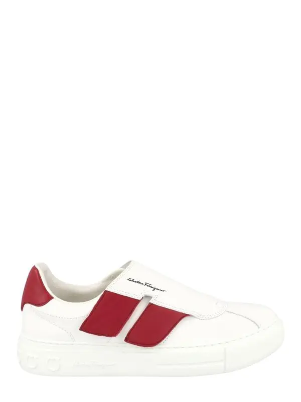FERRAGAMO Lima Gancini Low-top Sneakers - White
