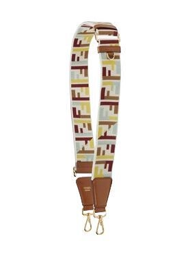 Fendi Ff Motif Jacquard Strap You Shoulder Strap - Multicolour