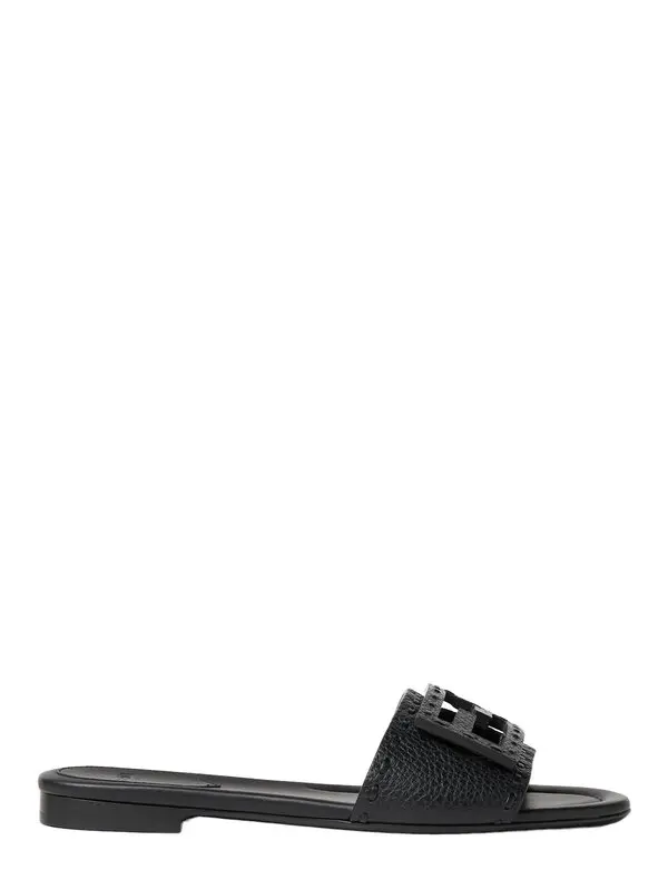 Fendi Baguette Slides - Black