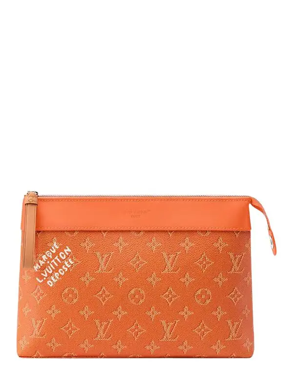 LOUIS VUITTON Pochette Voyage Souple - Orange
