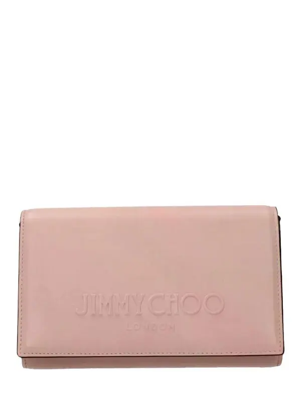 JIMMY CHOO Avenue Embossed Crossbody Bag - Pink