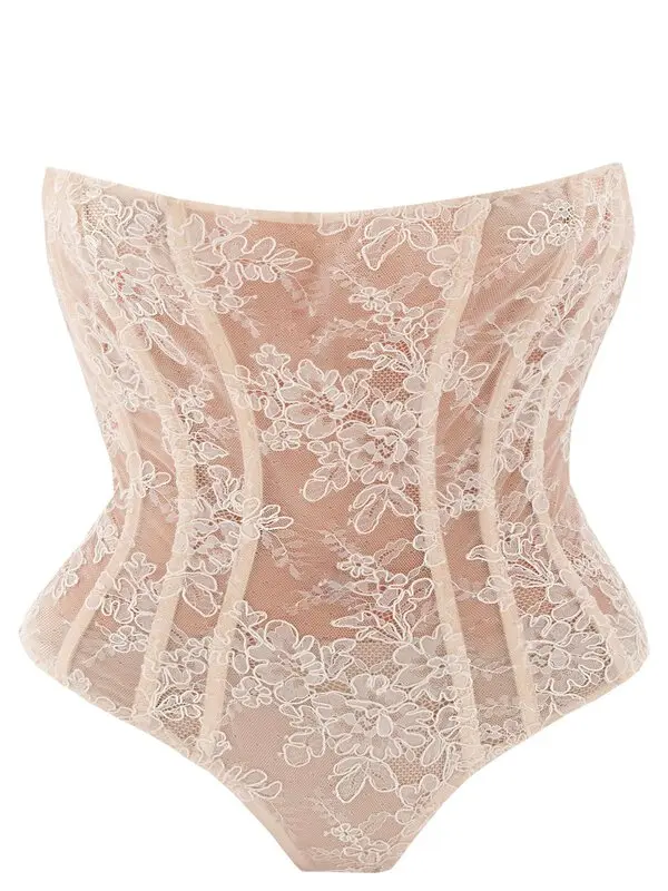 LA MUSA Renaissance Corset Body - White
