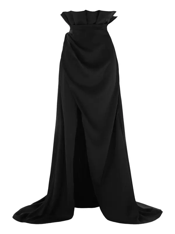 LA MUSA Venus Skirt Iconic Collection Midi Skirt - Black