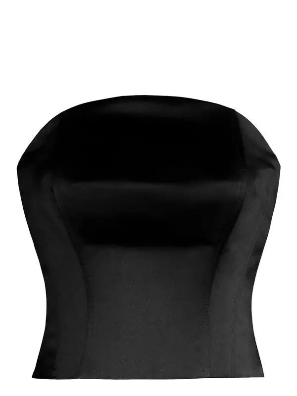 LA MUSA Corset Top - Black