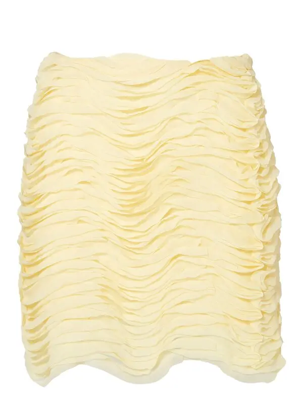 SVETA MILANO Mini Skirt - Yellow
