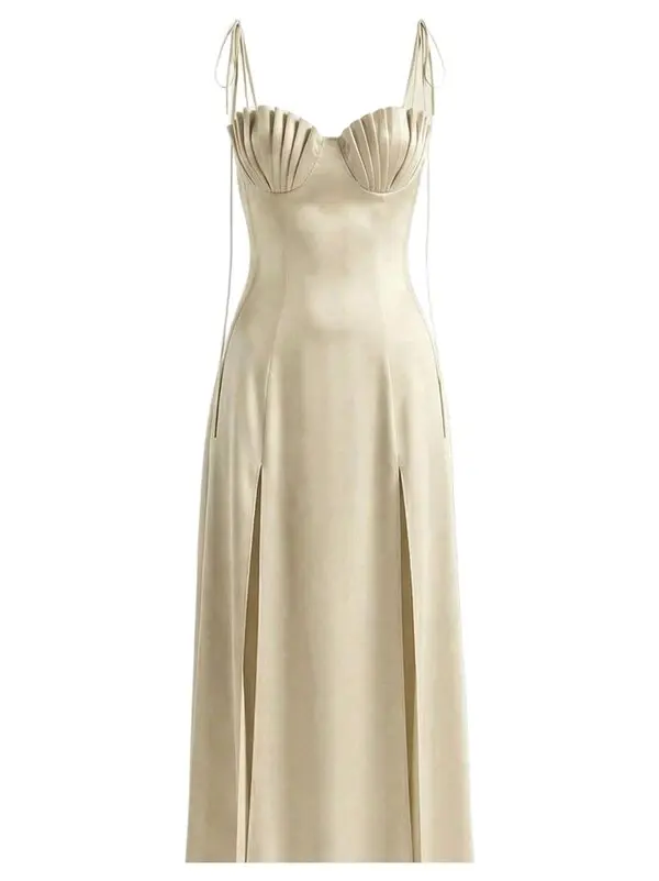 LA MUSA Milk Mermaid Dress - White