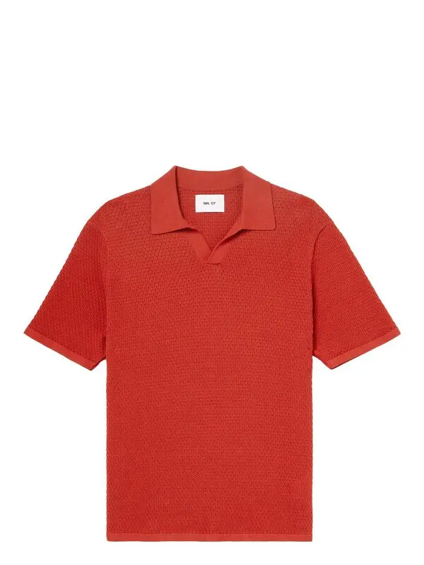 Nn07 Paul 60016 Cotton Polo Shirt - Red